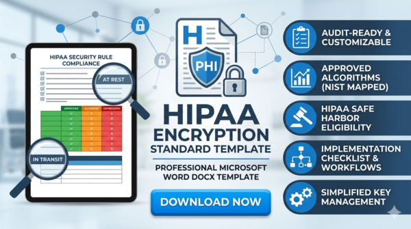 HIPAA Encryption Standards Policy - hipaaessentialslibrary.com